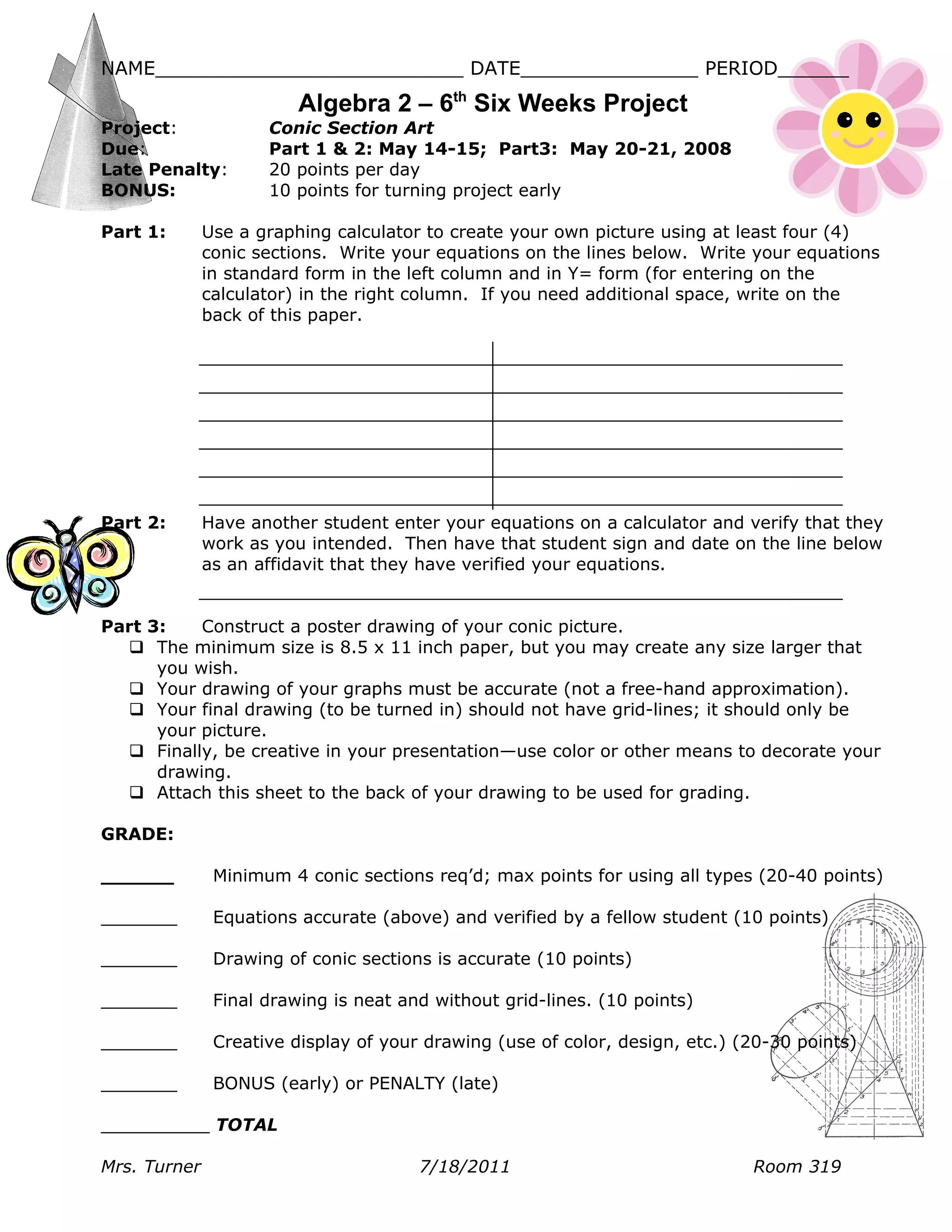 Conic art project | DOC