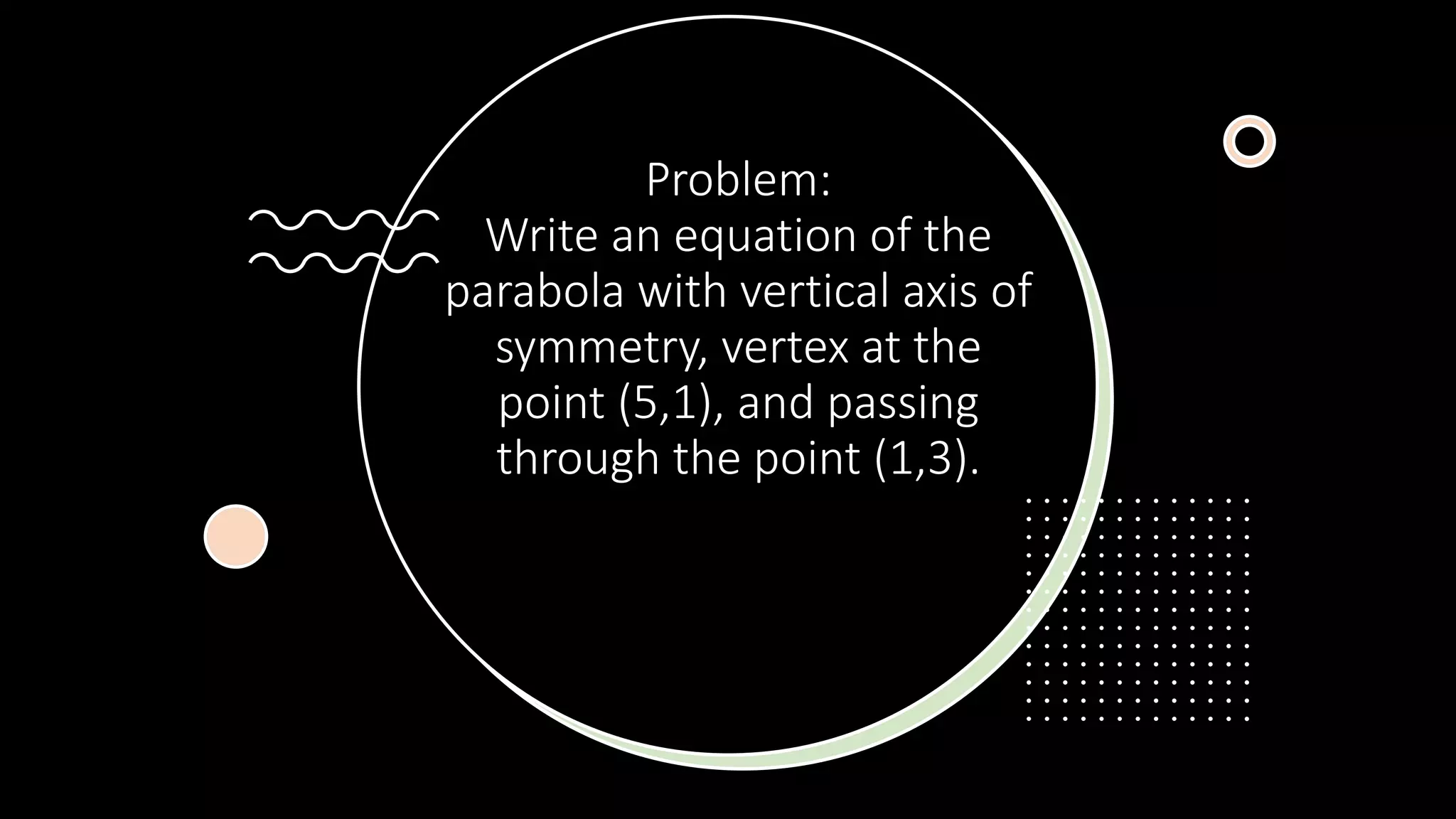 Conics parabola | PPT