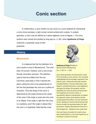 Conic section | PDF