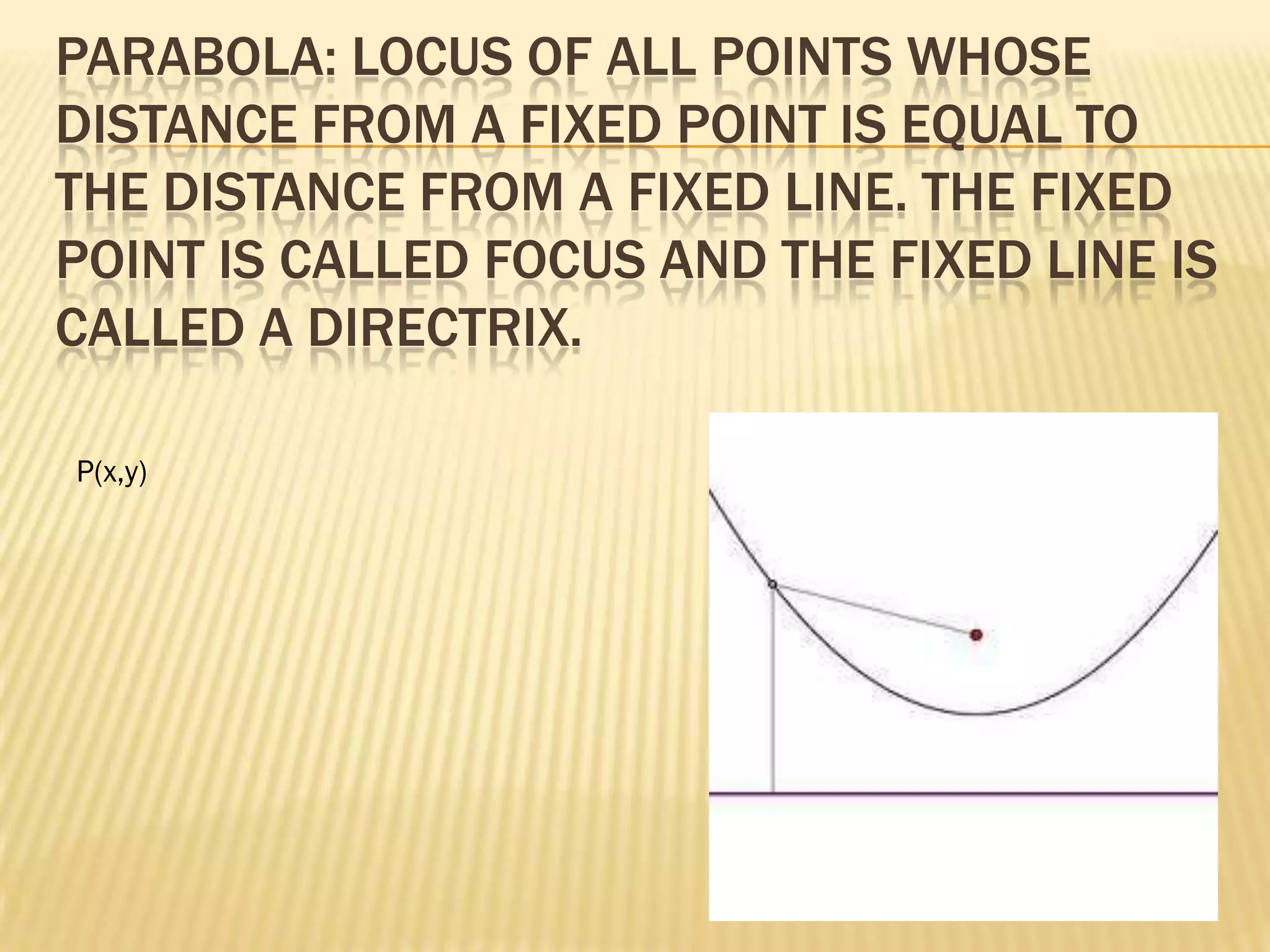 Conic section ppt | PPTX