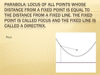 Conic section ppt | PPTX