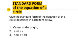 conic_sections_and_circles.pptxpptppptppppppt | PPT