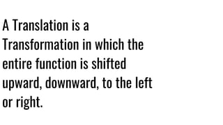Introduction to Conic sections and transformation of graphs | PPTX