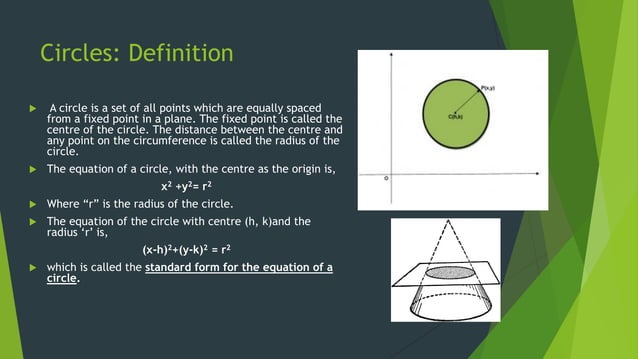 Conic sections in daily life