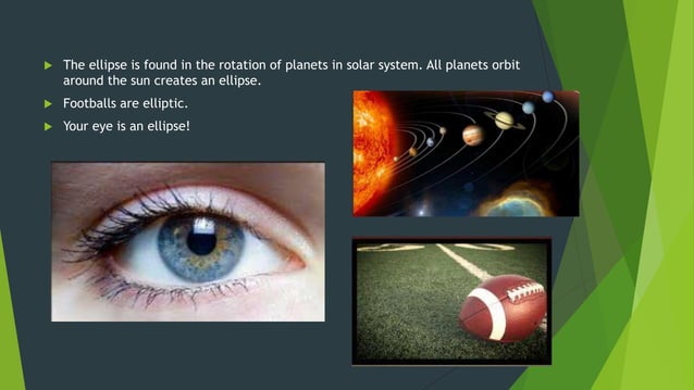 Conic sections in daily life