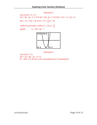 5HBC Conic Solutions | PDF