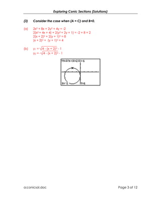 5HBC Conic Solutions | PDF