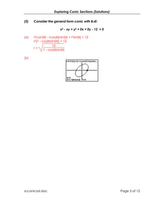 5HBC Conic Solutions | PDF