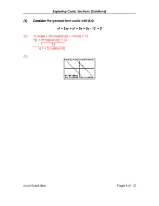 5HBC Conic Solutions | PDF