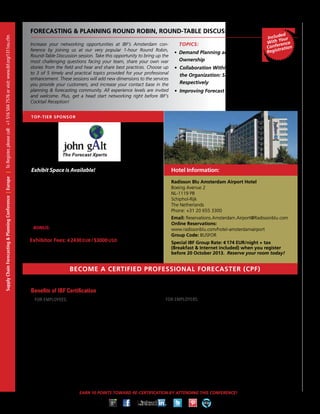 IBF conference, 20-22 Amsterdam Nov/2013 | PDF