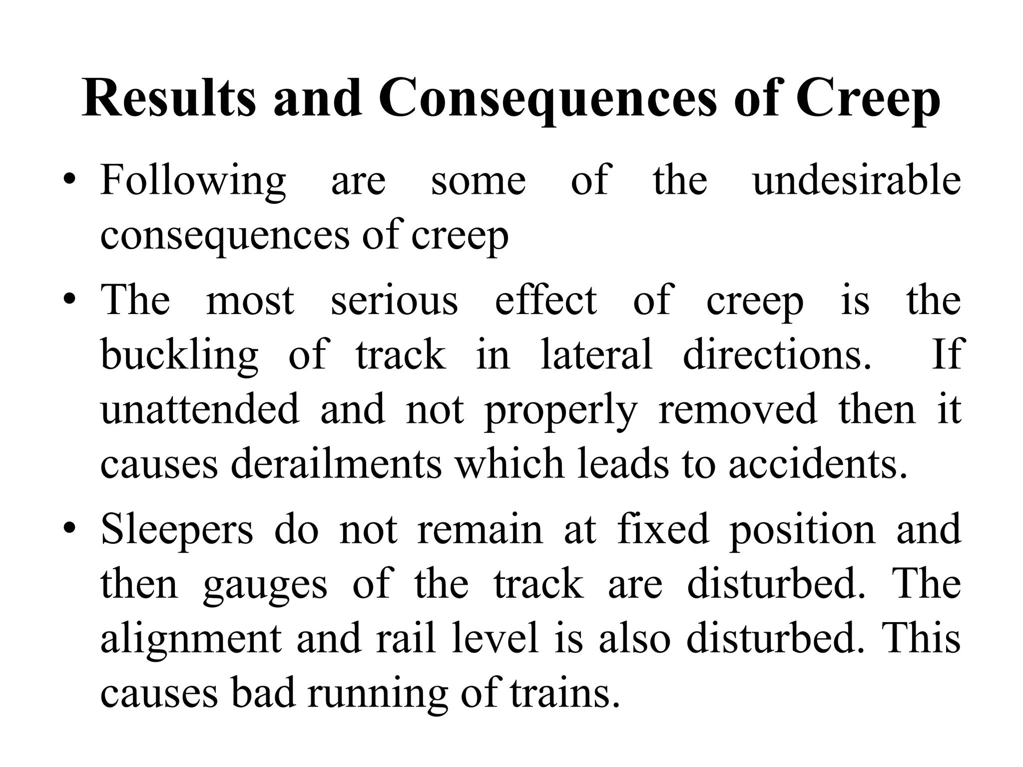 Coning of Wheels in Railways & Rail Creep | PPTX