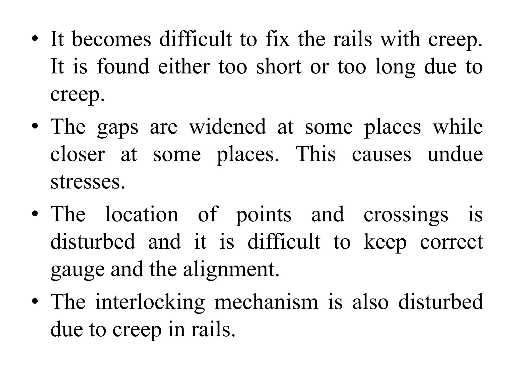 Coning of Wheels in Railways & Rail Creep | PPTX
