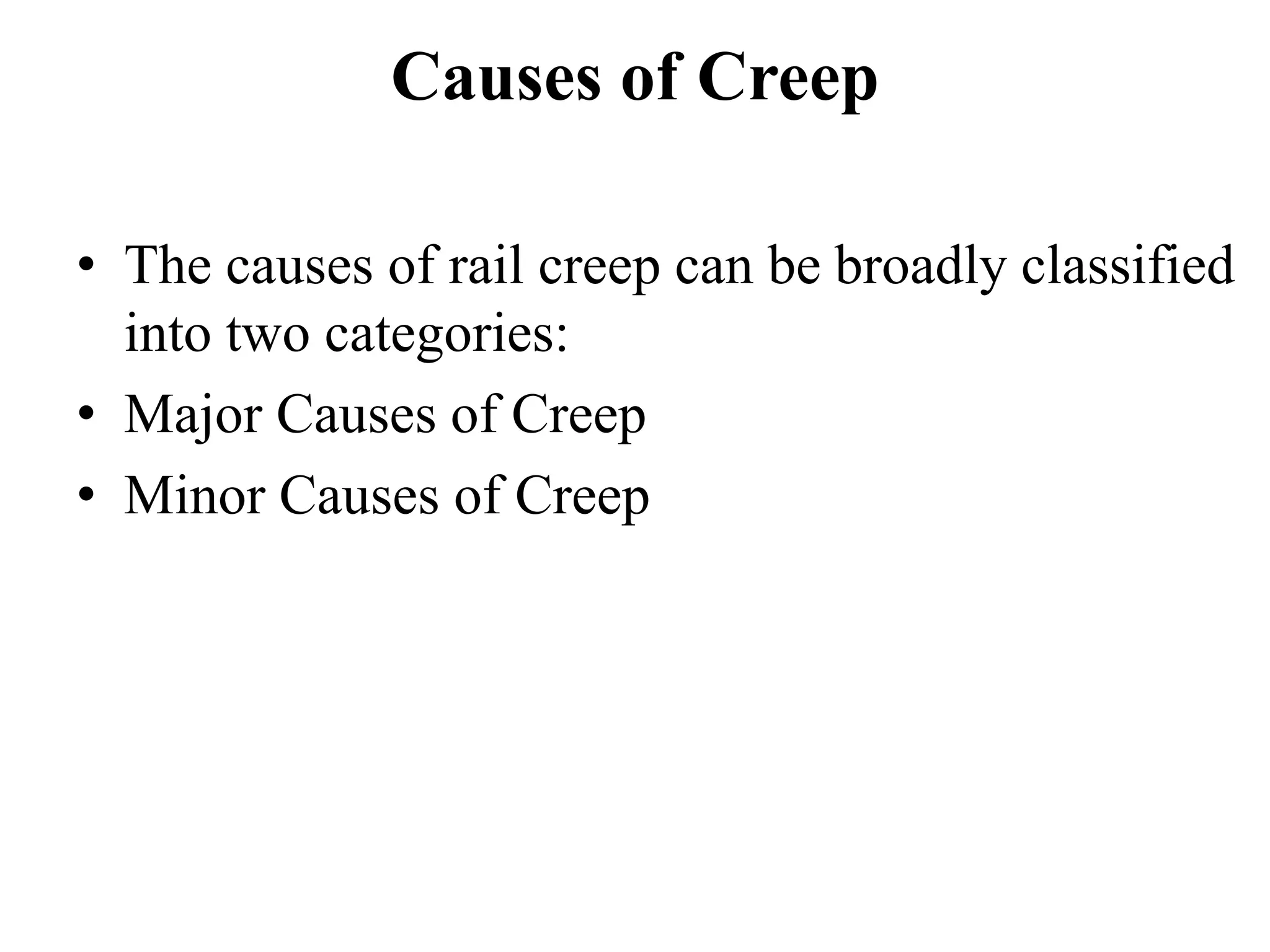 Coning of Wheels in Railways & Rail Creep | PPTX