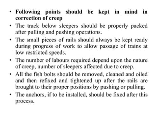 Coning of Wheels in Railways & Rail Creep | PPTX