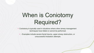 Coniotomy eman abdelrazek 1420.pptx