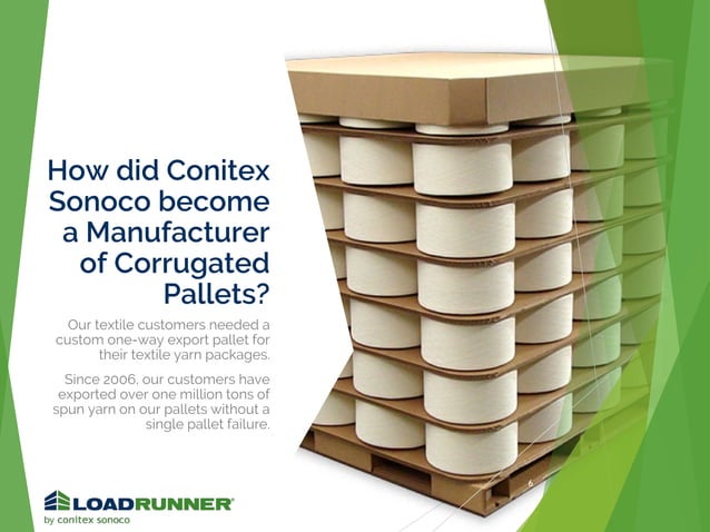 LoadRunner Corrugated Paper Pallets: Engineered Packaging | PPT