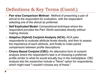 Conjoint analysis | PPTX