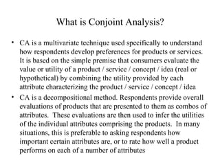 Conjoint Analysis | PPT
