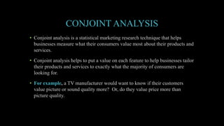Conjoint analysis for Motorbike's Features using IBM SPSS | PPT