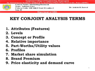 Conjoint analysis | PPTX