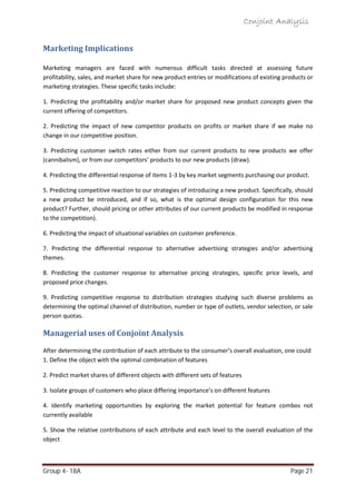Conjoint Analysis- Multivariate Analysis | PDF