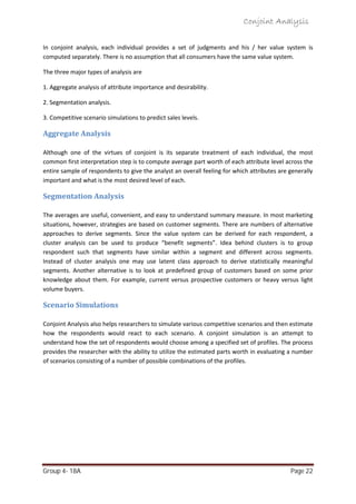 Conjoint Analysis- Multivariate Analysis | PDF