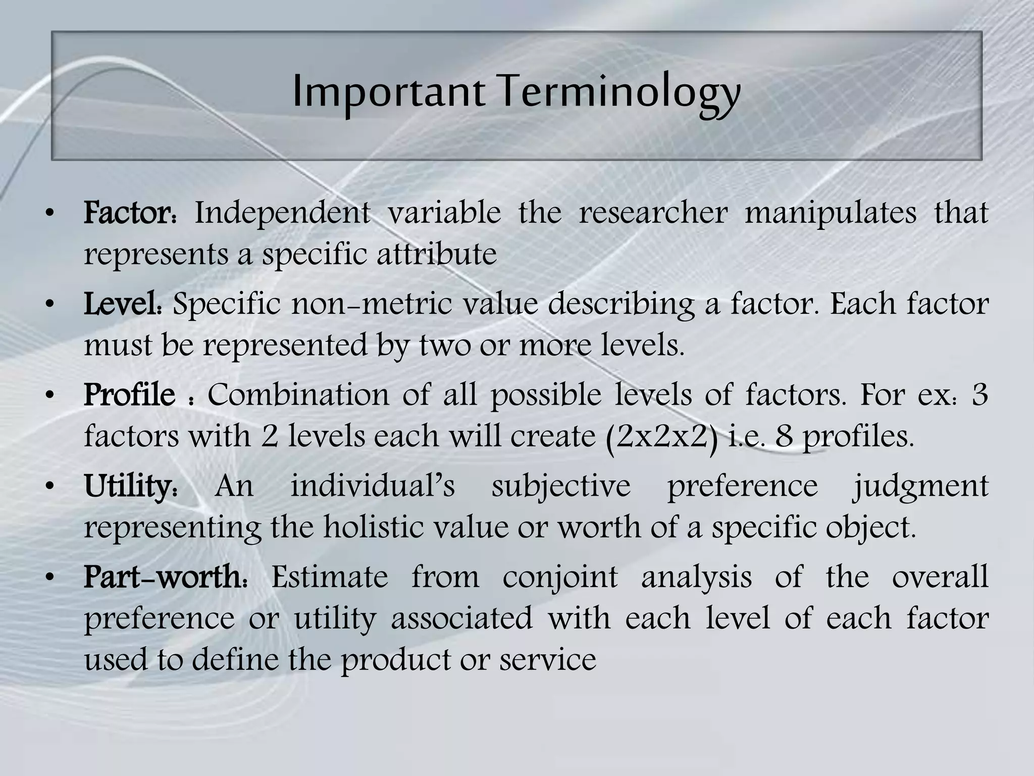 Conjoint Analysis | PPTX