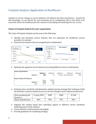 Conjoint Analysis Application in Healthcare | PDF
