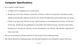 Conjoint Picture Presentation guidelines | PPT