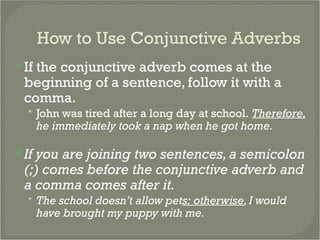 Conjuction Adverbs .pptx,mmlmlmlmlmlmlmlm;lm | PPT