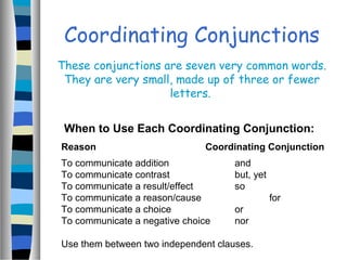 Conjuctions | PPT