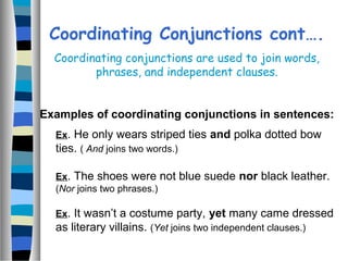 Conjuctions | PPT