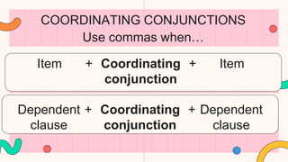 conjuctions PowerPoint for english subject pptx | PPTX