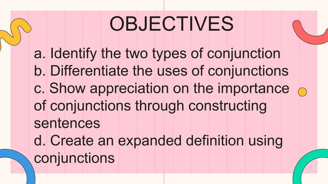 conjuctions PowerPoint for english subject pptx | PPT