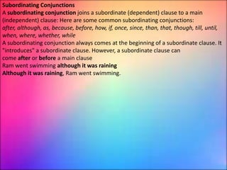 Conjuctions presnstation | PPTX