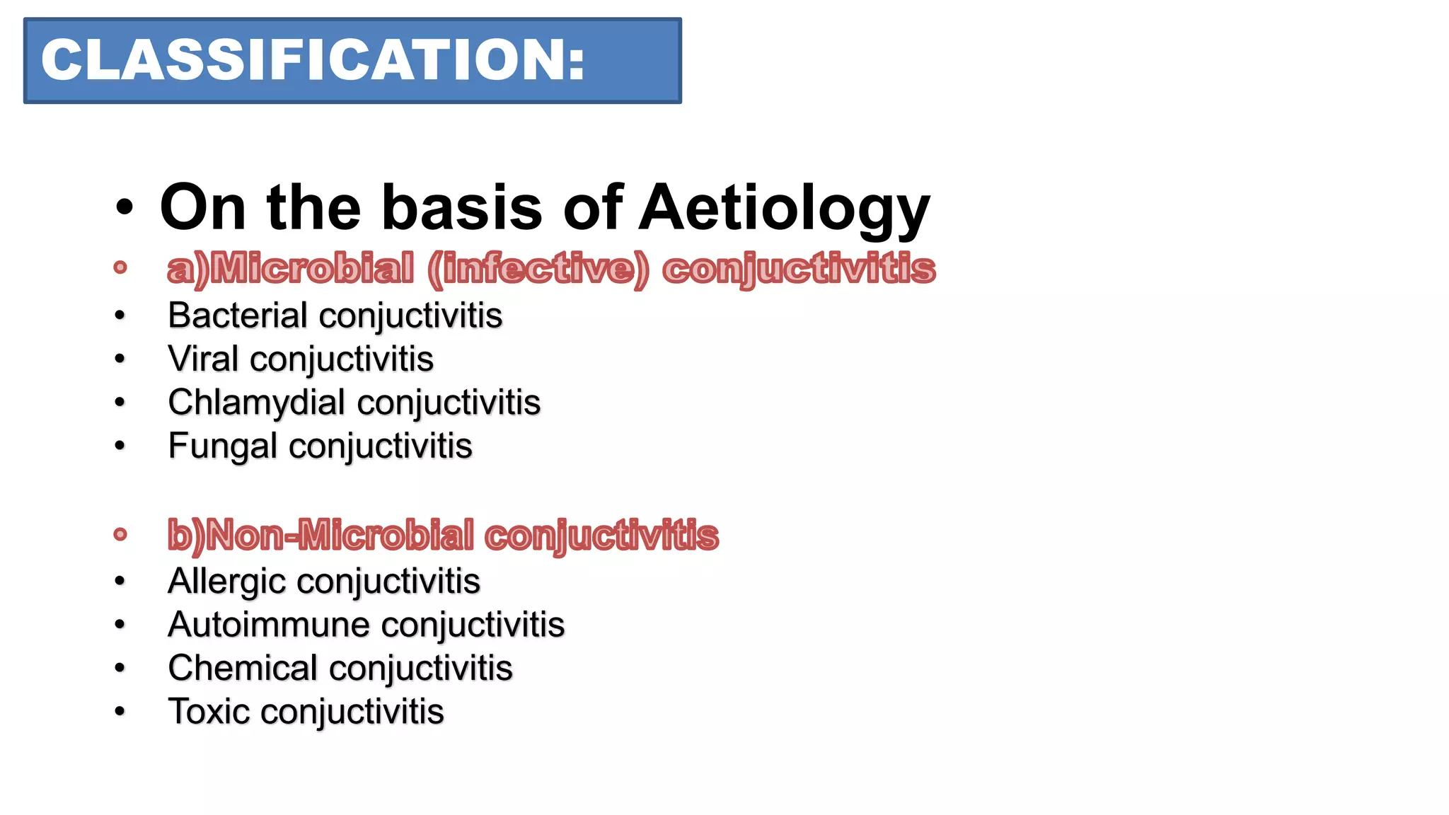 CONJUCTIVITIS FINAL | PPTX