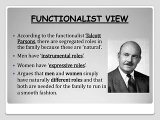 Conjugal roles, Family | PPTX | Marriage and Civil Unions | Family and ...