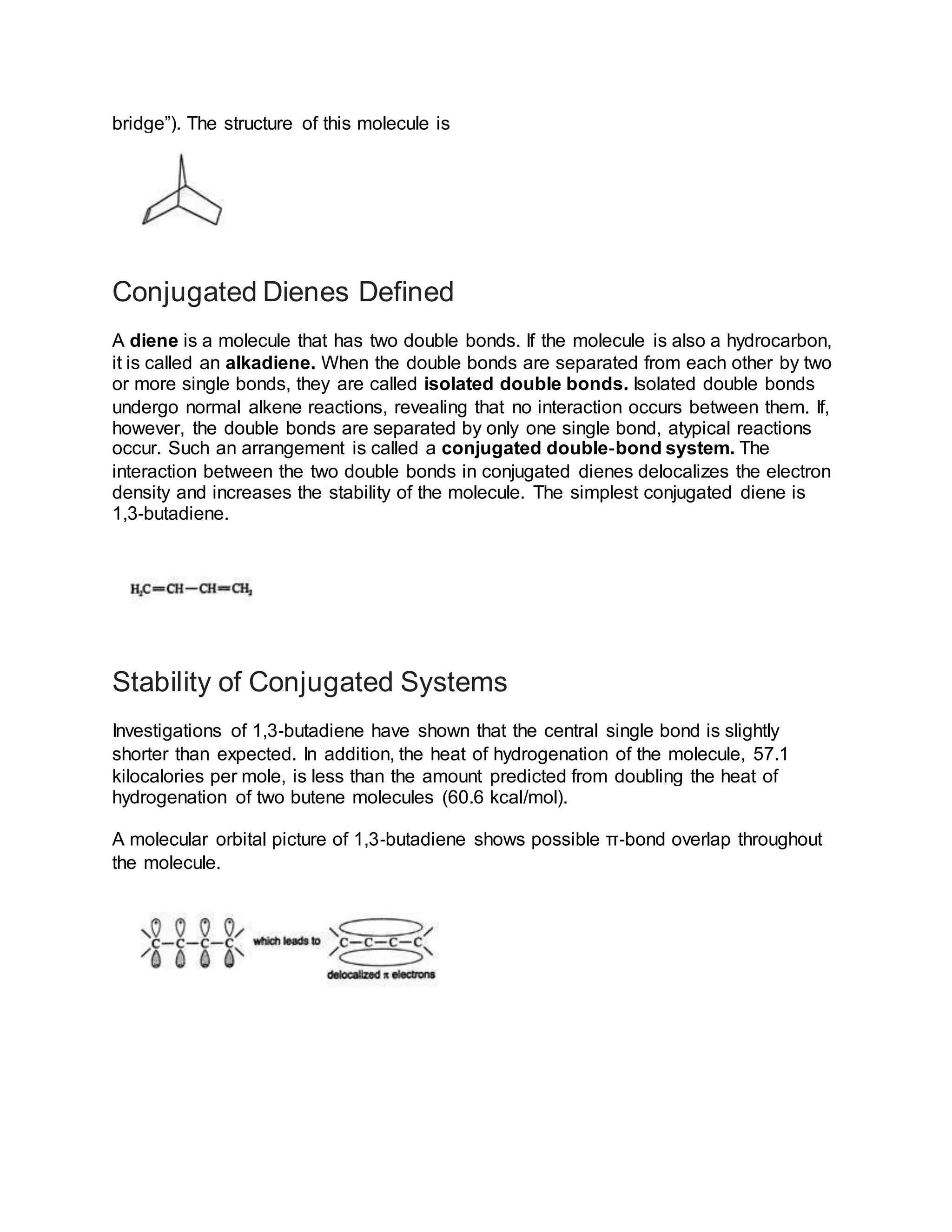 Conjugated dienes | DOCX
