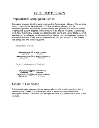 Conjugated dienes | DOCX