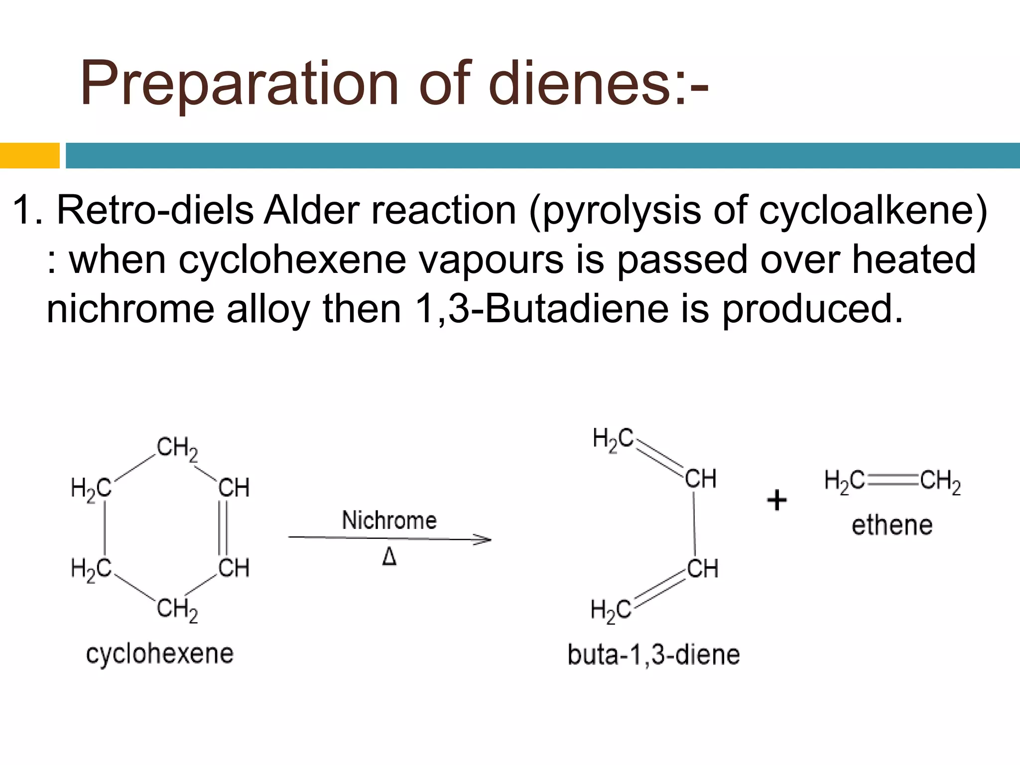Conjugated dienes | PPTX