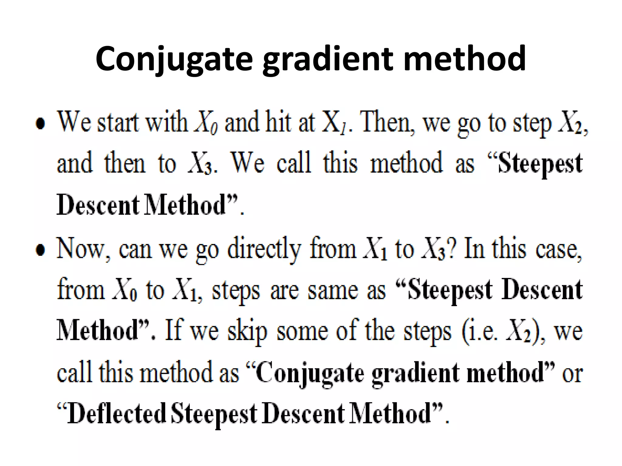 Conjugate direction methods | PPT