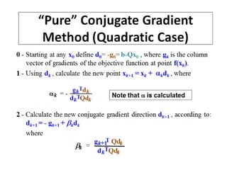 Conjugate direction methods | PPT