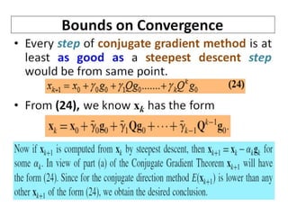 Conjugate direction methods | PPT