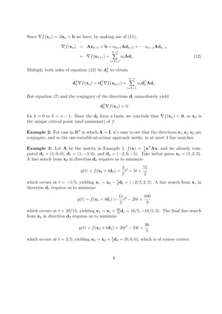 Conjugate Gradient Methods | PDF