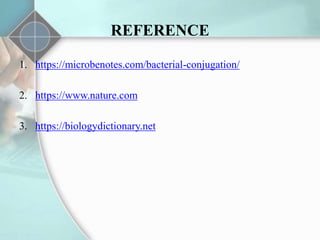 Conjugation: Discovery, F+, F- and Hfr conjugation, F- genetic crosses ...