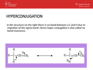 Conjugation and hyperconjugation 2.pptxorganic chemistryorganic ...