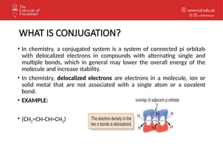 Conjugation and hyperconjugation 2.pptxorganic chemistryorganic ...