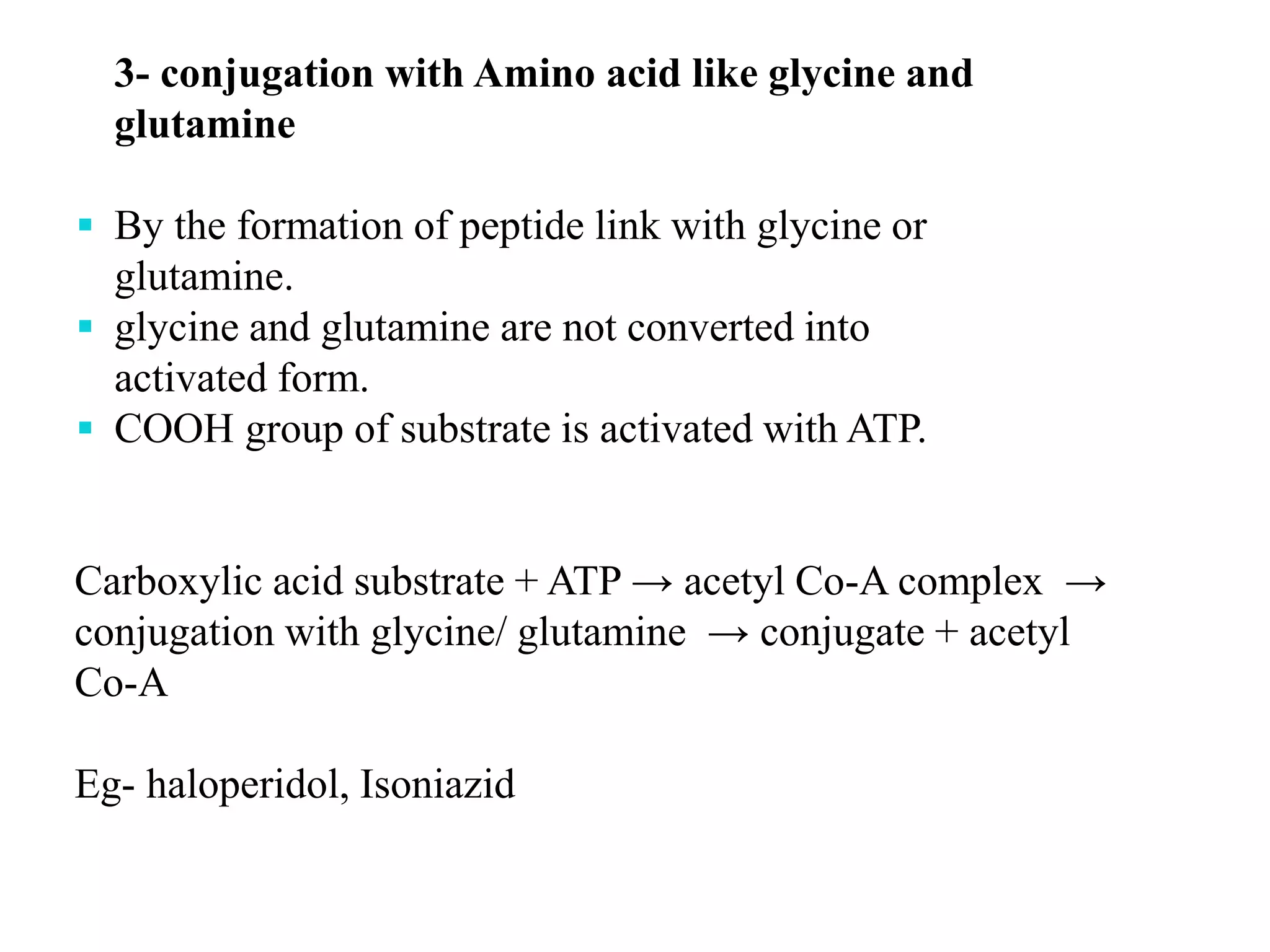 Conjugation reaction phase ii-metabolism,,according to pci syllbus | PPTX