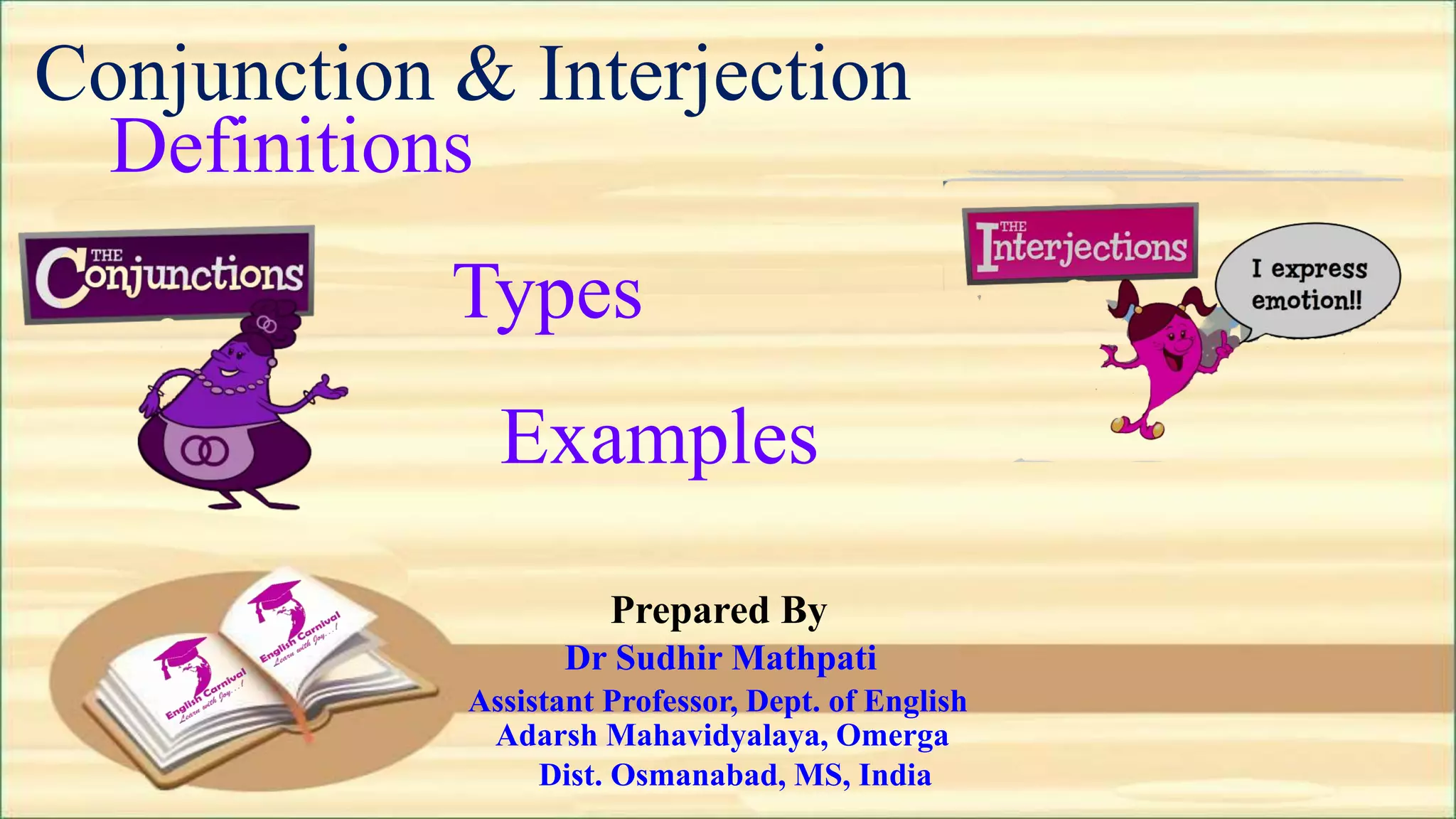 Conjuncion&interjection | PPT