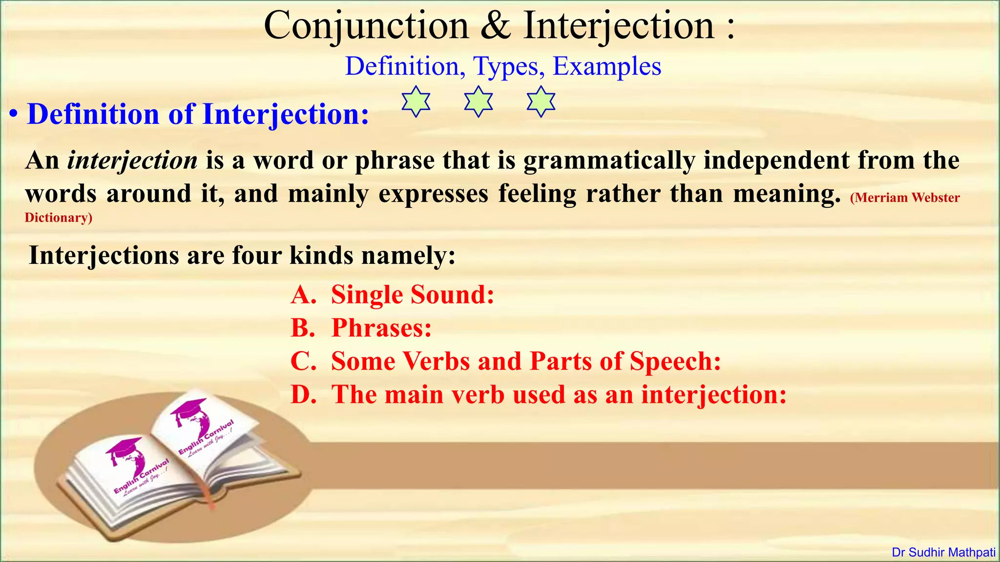 Conjuncion&interjection | PPT